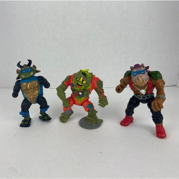 NA | Toys | Vintage Tmnt Villians Ninja Turtles Action Figures ...